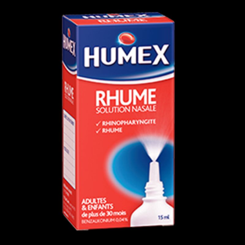 Humex rhume spray nasal adulte/enfant flacon 15mL - Pharmarun