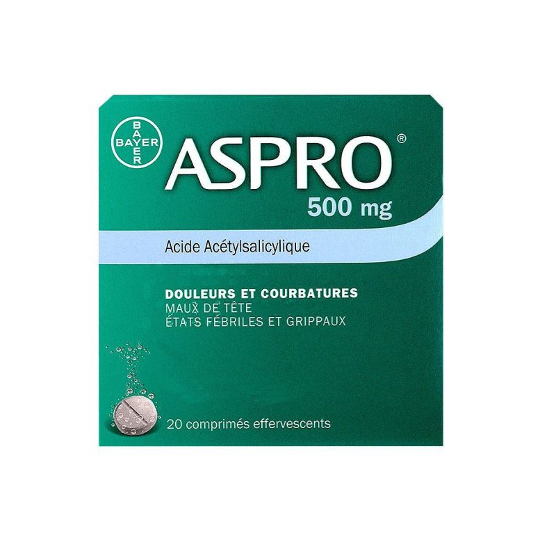 Aspro 500mg Cpr Eff20 - Pharmarun