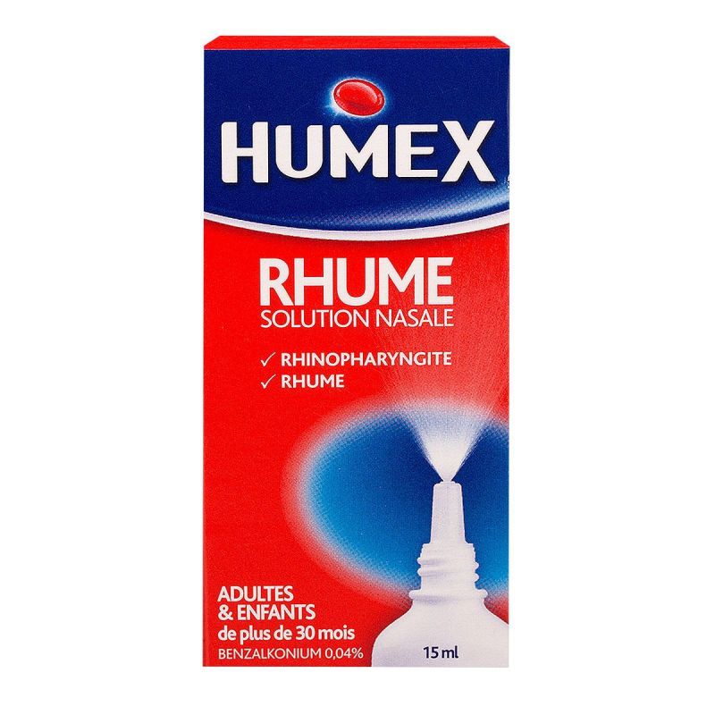Humex rhume spray nasal adulte/enfant flacon 15mL - Pharmarun