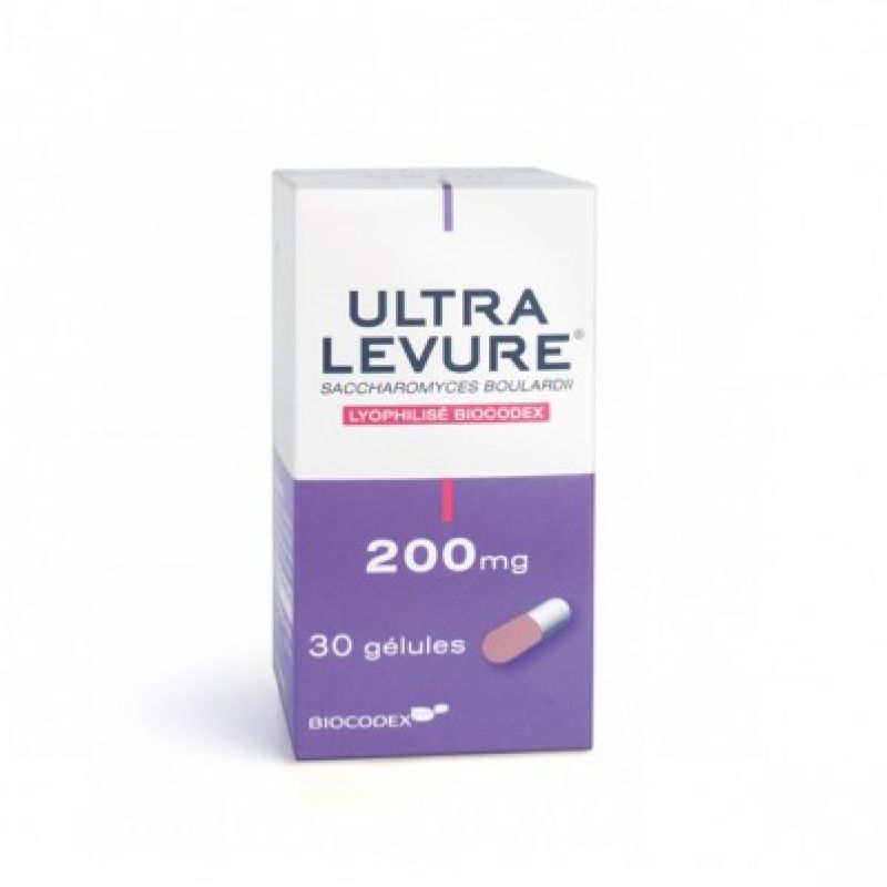 Ultra levure 200mg 30 gélules - Pharmarun