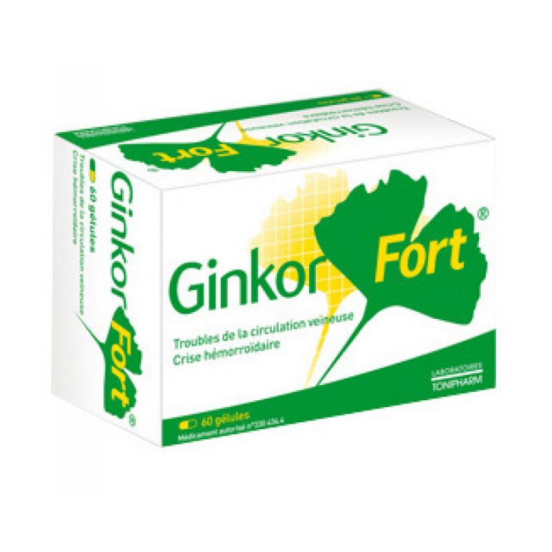 Ginkor Fort veinotonique 30 gélules - Pharmarun