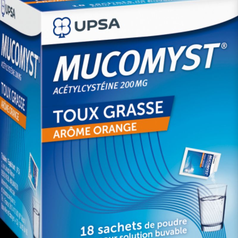 Mucomyst 200mg 18 sachets - Pharmarun