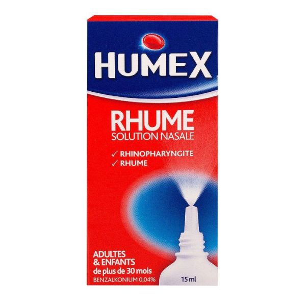 Humex rhume spray nasal adulte/enfant flacon 15mL - Pharmarun